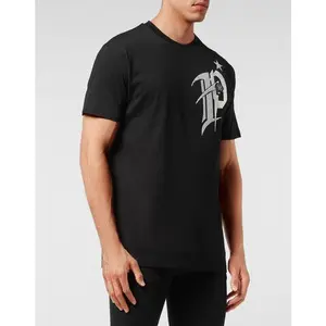 Philipp Plein T-shirt Round Neck Gothic Plein - Black