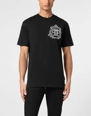 Philipp Plein T-shirt Round Neck Ss Skull&amp;bones - Black