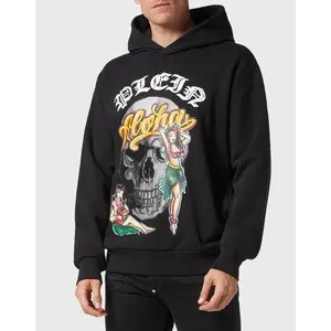 Philipp Plein Hoodie Sweatshirt Hawaii - Black