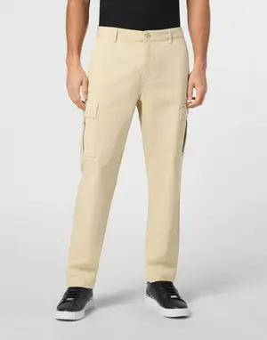 Philipp Plein Trousers Cargo Fit - Beige