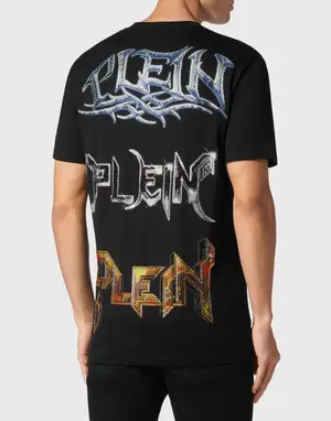 Philipp Plein T-shirt Round Neck Ss Logos