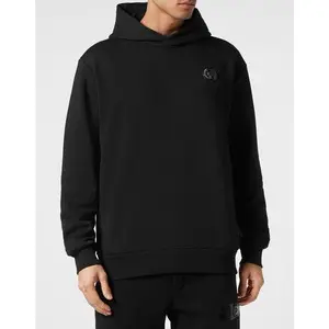 PLEIN SPORT Hoodie Sweatshirt - Black/black