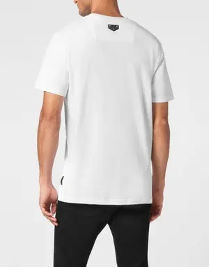 Philipp Plein T-shirt V-neck Ss Skull&amp;bones - White