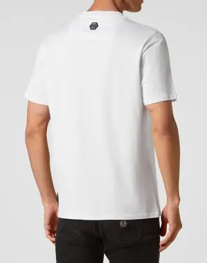 Philipp Plein T-shirt Round Neck Skull And Plein
