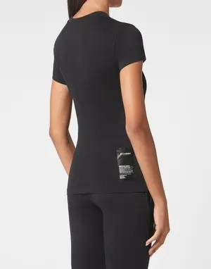 PLEIN SPORT T-shirt Round Neck Ss Sexy Pure Fit Tiger