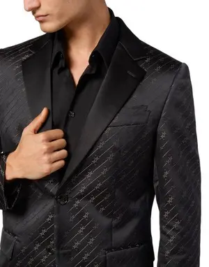 BILLIONAIRE Jacquard/silk Blazer