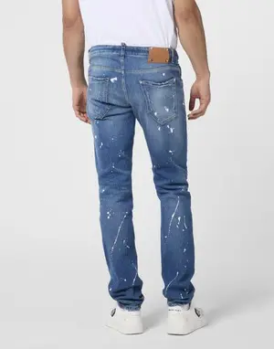 Philipp Plein 5-pocket Super Straight Cut Jeans Pp