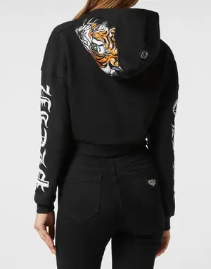 Philipp Plein Hooded Sweatshirt Gothic Plein