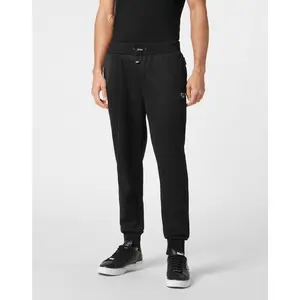 Philipp Plein Jogging Trousers Iconic Plein - Black