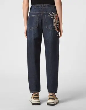Philipp Plein Jeans Mom Fit Paisley