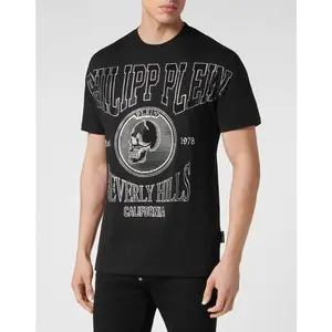 Philipp Plein T-shirt Round Neck Ss With Crystals