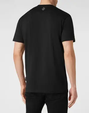 Philipp Plein T-shirt Round Neck Ss With Crystals