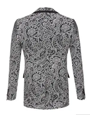 BILLIONAIRE Blazer - Black/silver