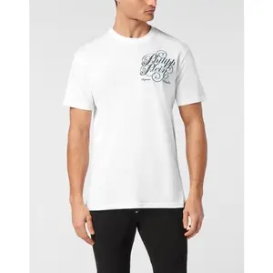 Philipp Plein T-shirt Round Neck Club The Course Stones