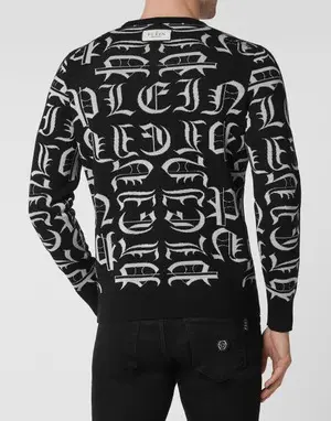 Philipp Plein Pullover Round Neck Ls Gothic Plein