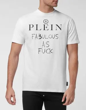 Philipp Plein T-shirt Round Neck Ss - White