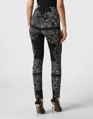 Philipp Plein Super High Waist Jegging Paisley