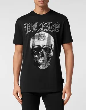 Philipp Plein T-shirt Round Neck Ss Tattoo - Black