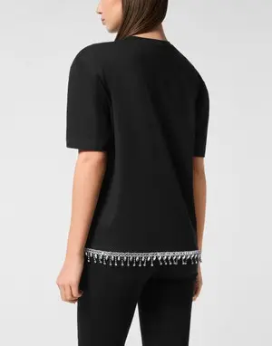 Philipp Plein V-neck T-shirt Signature - Black