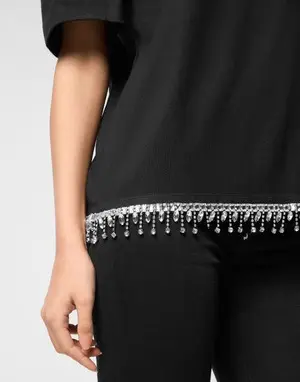 Philipp Plein V-neck T-shirt Signature - Black