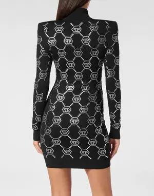 Philipp Plein Knit Dress Monogram