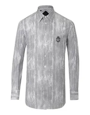 BILLIONAIRE Shirt Slim Fit - White/black