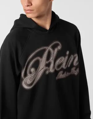 Philipp Plein Hoodie Basic Strass Signature
