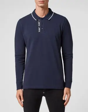 Philipp Plein Polo Shirt Ls - Navy