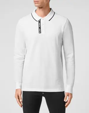 Philipp Plein Polo Shirt Ls - White