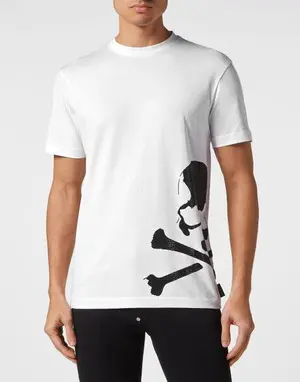 Philipp Plein T-shirt Round Neck Ss Tattoo - White