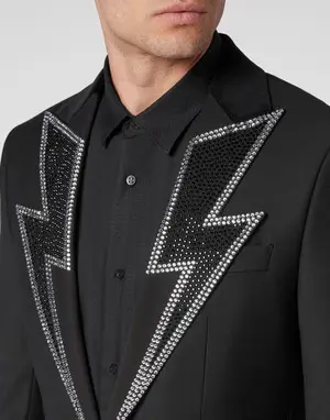 Philipp Plein Blazer Lord Fit With Crystals