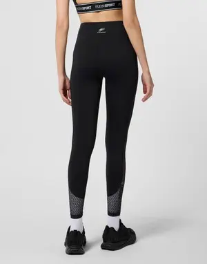 PLEIN SPORT Leggings With Mesh Inserts Ps