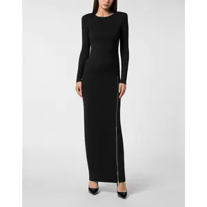Philipp Plein Long-sleeved Long Dress Fatale