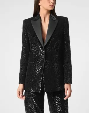 Philipp Plein One-button Blazer Slim Fit - Black