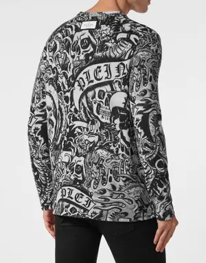 Philipp Plein Pullover Round Neck Tattoo