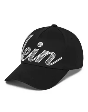 Philipp Plein Baseball Cap Strass - Black