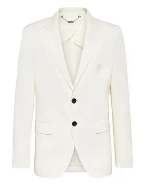 BILLIONAIRE Wool Blazer Ls - Offwhite