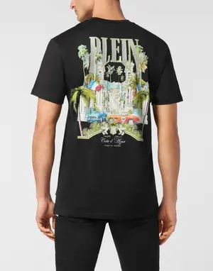 Philipp Plein T-shirt Round Neck Ss Supercar Racing