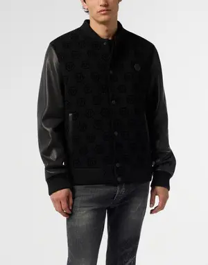 Philipp Plein Varsity Bomber Monogram Monogram