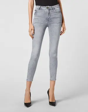 Philipp Plein Denim Skinny Trouser Skull - Londonsky