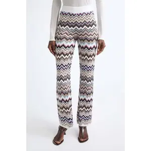 Missoni Zigzag Knit Straight Leg Pants - Smspl