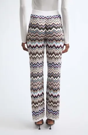 Missoni Zigzag Knit Straight Leg Pants