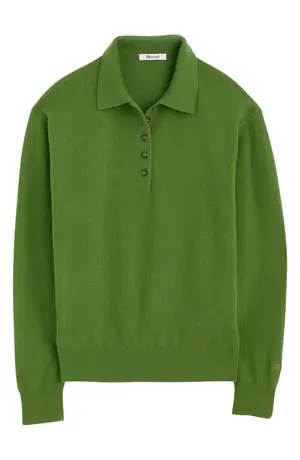Madewell Soft Wool Polo Sweater