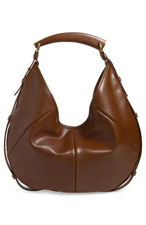 Saint Laurent Medium Mombasa Leather Hobo Bag