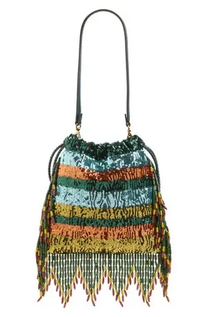 Etro Kalispera Embellished Shoulder Bag