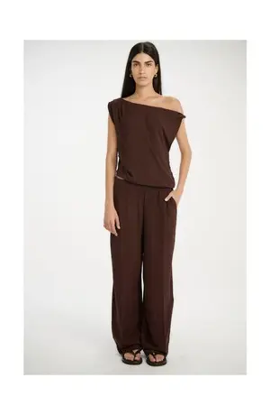 BEACH LIFE BY GOTTEX Resort Beach Pants Cover-up - Brown