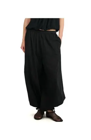 BEACH LIFE BY GOTTEX Resort Frank Balloon Pants Cover-up - Black