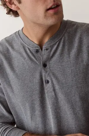 Marine Layer Luxe Jersey Henley