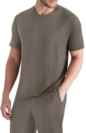 Tommy John Luxe Rib Pajama T-shirt - Falcon
