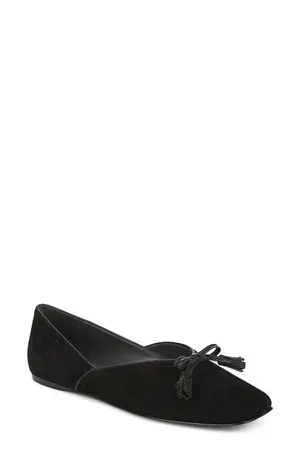 Franco Sarto Adabow Square Toe Flat - Black
